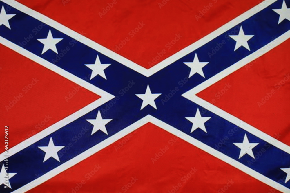 Confederate battle flag form the American civil war Stock Photo | Adobe ...