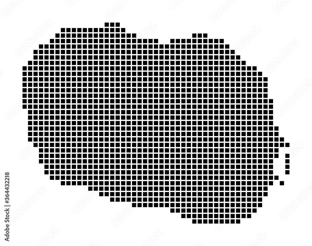 Cook Islands map. Map of Cook Islands in dotted style. Borders of the ...