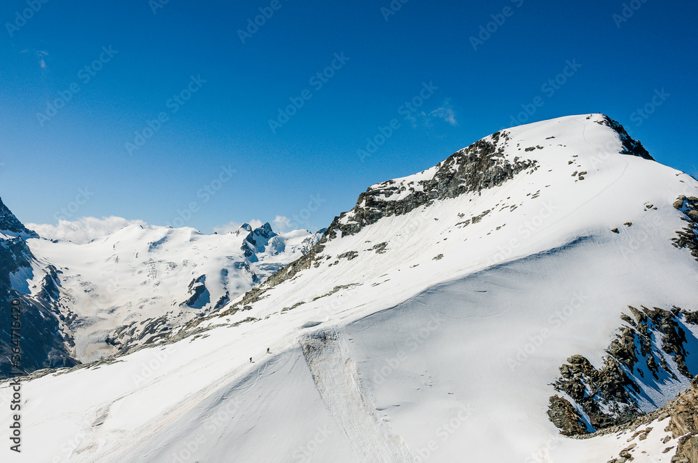 Piz Roseg, Val Roseg, Wanderweg, Gletscherwanderung, Gletscher ...
