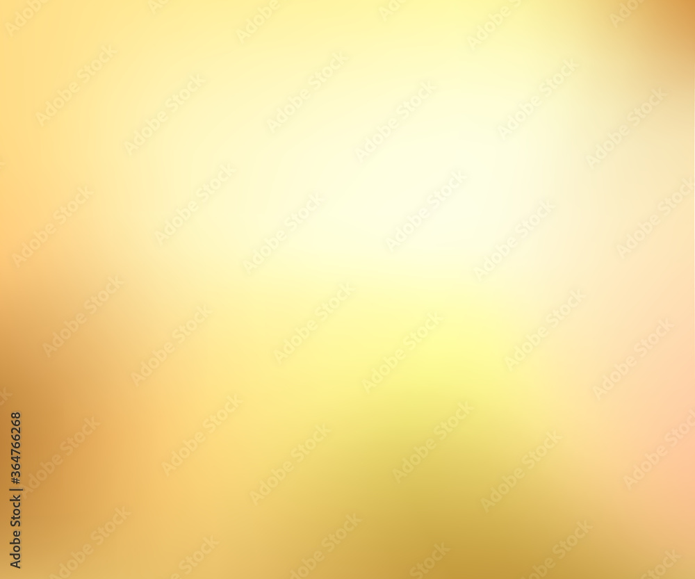 Abstract gold gradient background. Blurred golden backdrop. Vector ...