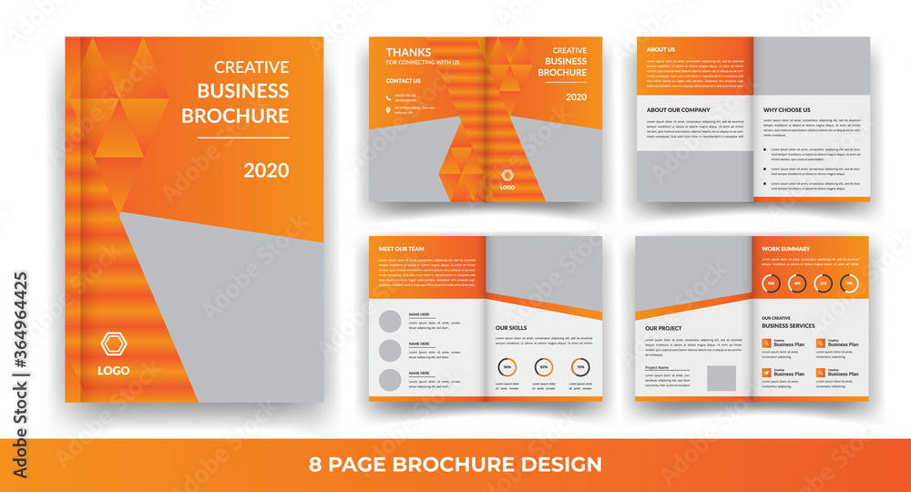 Creative Colorful Bi Fold Brochure Design & magazine cover page design ...