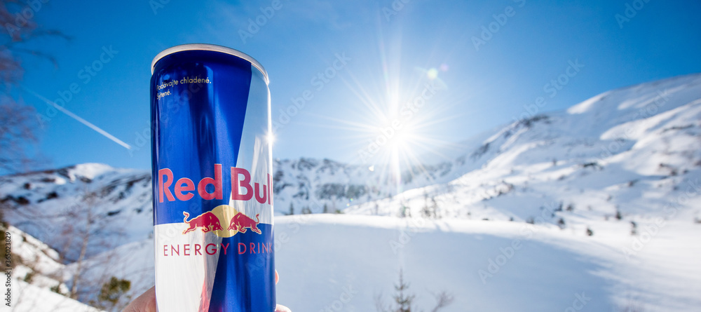 Red Bull is the most popular energy drink in the world in Aluminum can ...