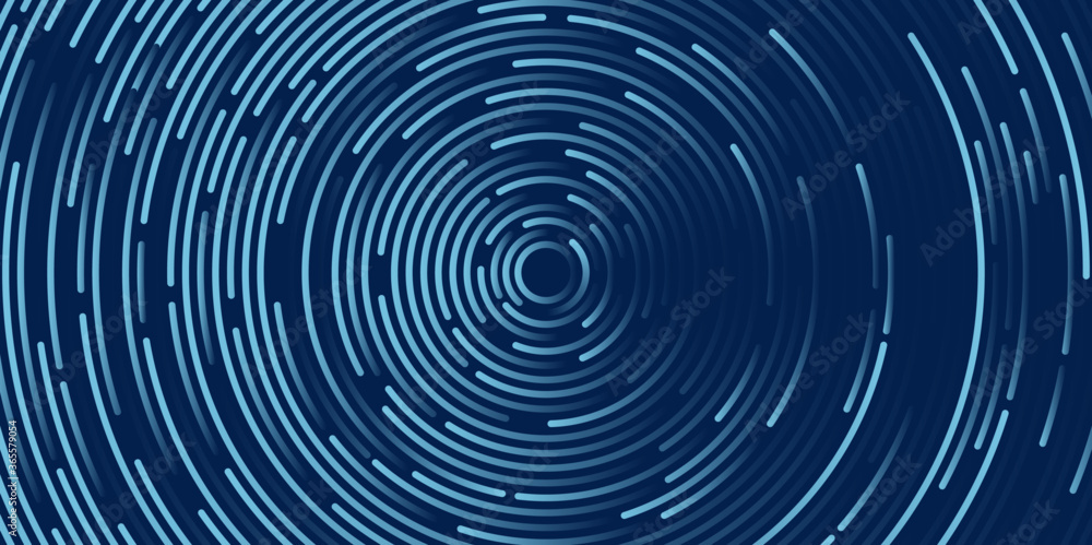 Blue background with UI HUD screen tech system innovation concept ...