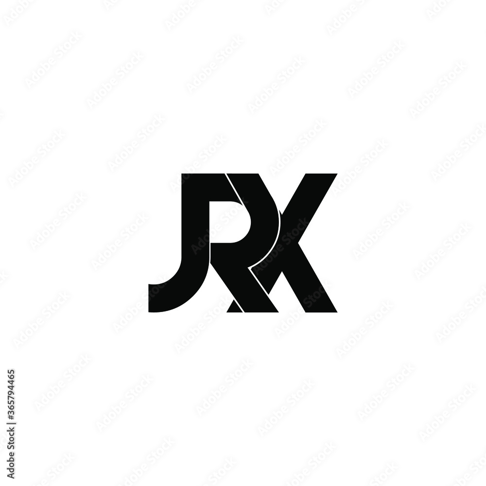 jrx letter original monogram logo design Stock Vector | Adobe Stock