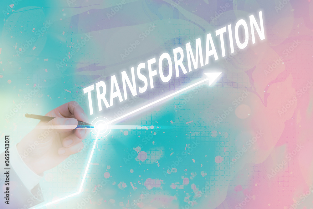 Word writing text Transformation. Business photo showcasing a dramatic ...