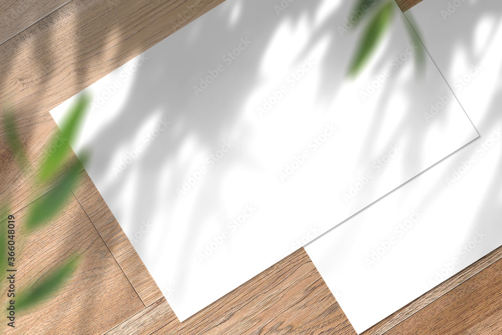 Multipurpose blank landscape A5 Posters on nature background Stock ...