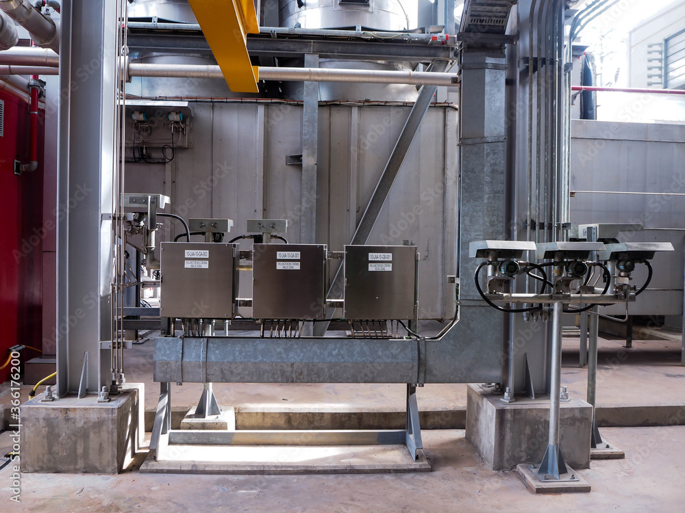 Local control panel stainless type in power plant for connection ...