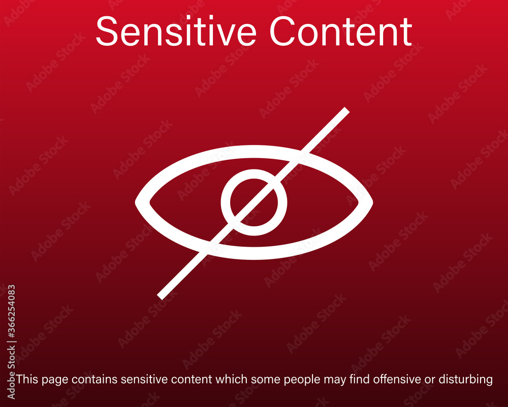 Sensitive content warning. Explicit content. Potentially inappropriate ...