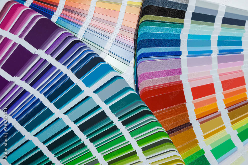 Open color palette swatches Stock Photo | Adobe Stock