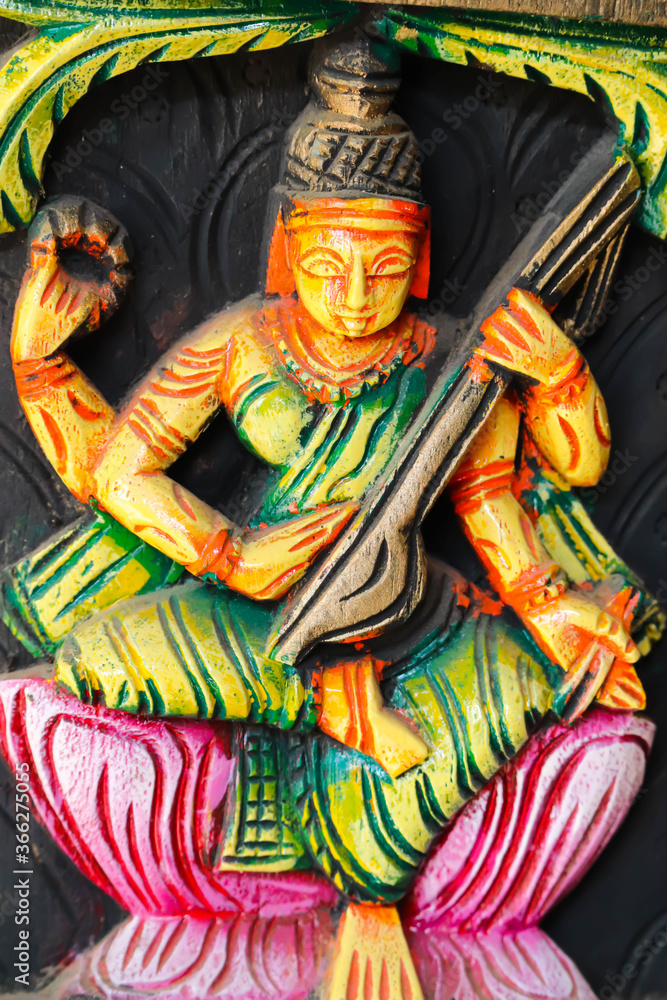 Antique Beautiful Colorful Artistic Handmade Handcrafted Religious ...