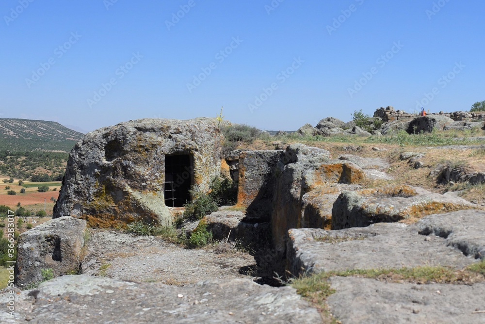 The Ancient City of Kilistra, on the road of Via Sebaste and mentioned ...