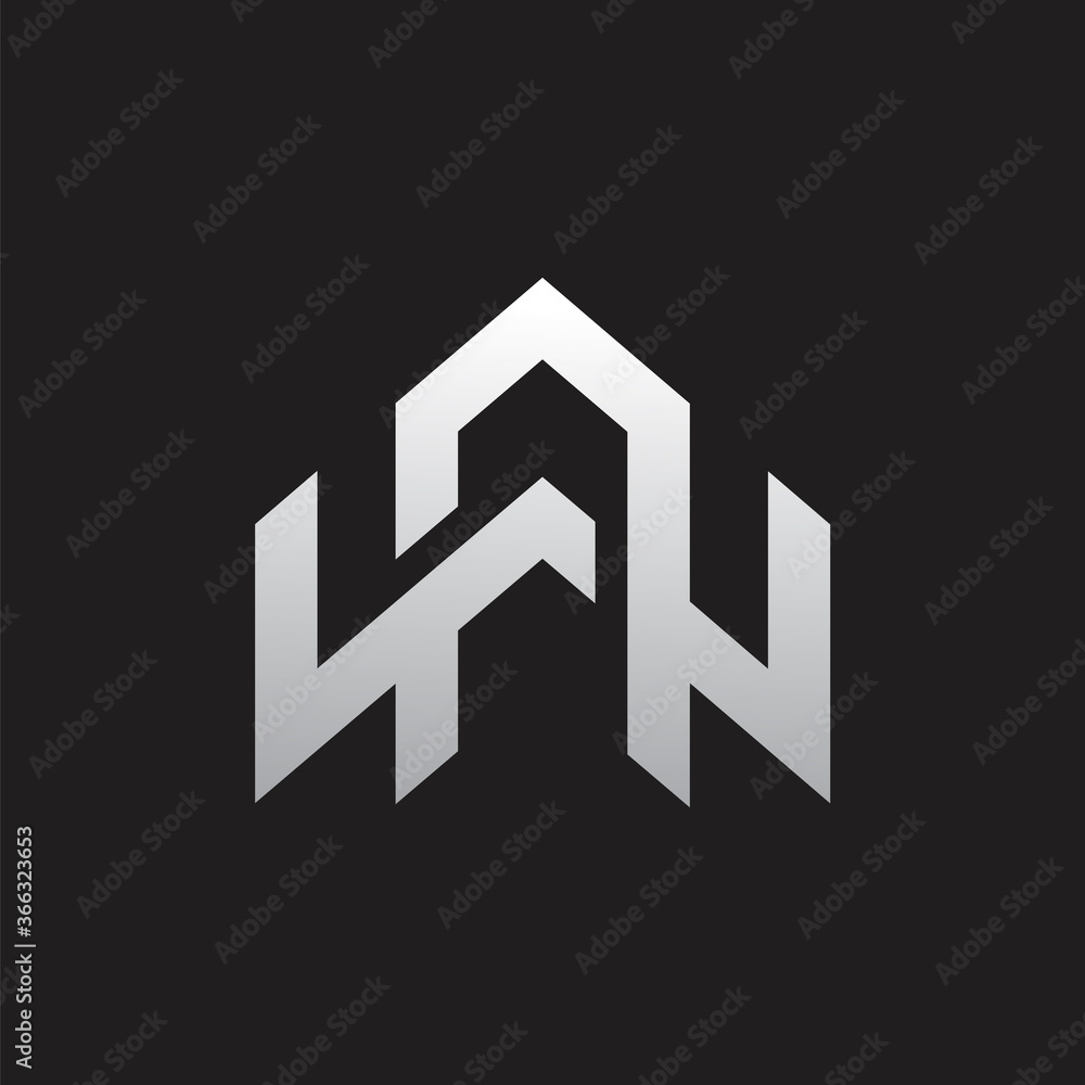 AW or WA letters logo vector design Stock Vector | Adobe Stock