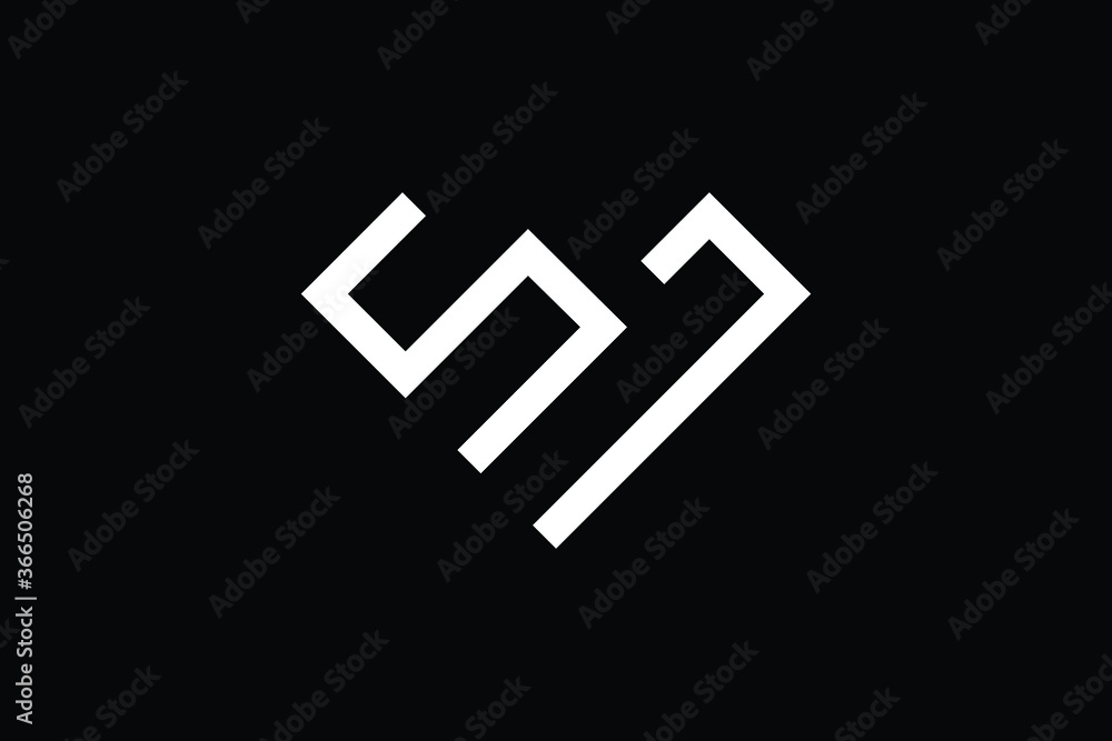 Minimal Innovative Initial SM logo and MS logo. Letter SM MS creative ...