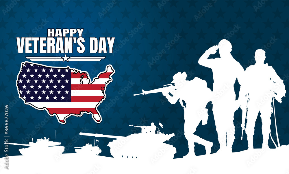 Military vector illustration, Army background, soldiers silhouettes ...
