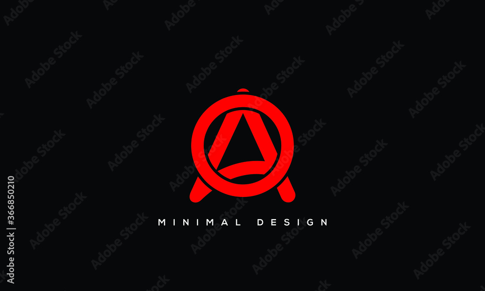 AO letter logo alphabet monogram icon symbol Stock Vector | Adobe Stock