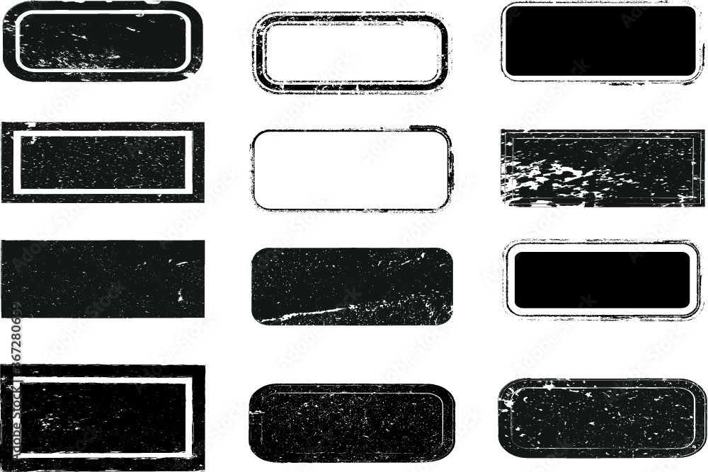 Grunge post Stamps Collection, . Banners, Insignias , Logos, Icons ...