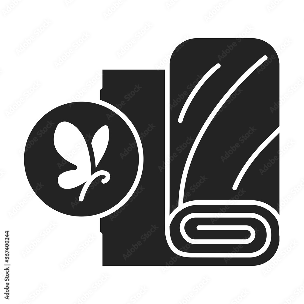 Silk fabric black line icon. Natural fiber produced from the cocoons of ...