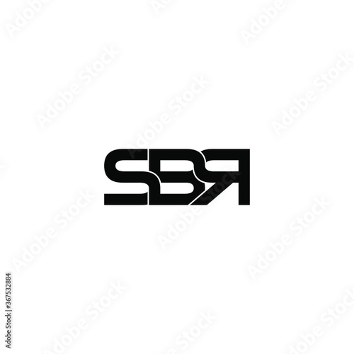 sbr letter original monogram logo design Stock Vector | Adobe Stock