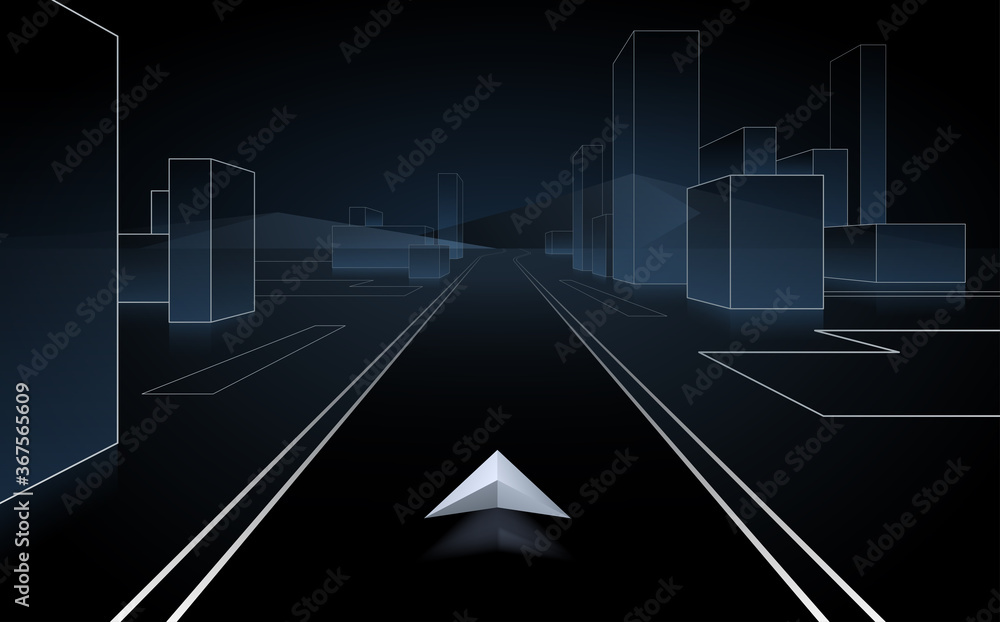 Navigation map black style background Stock Vector | Adobe Stock