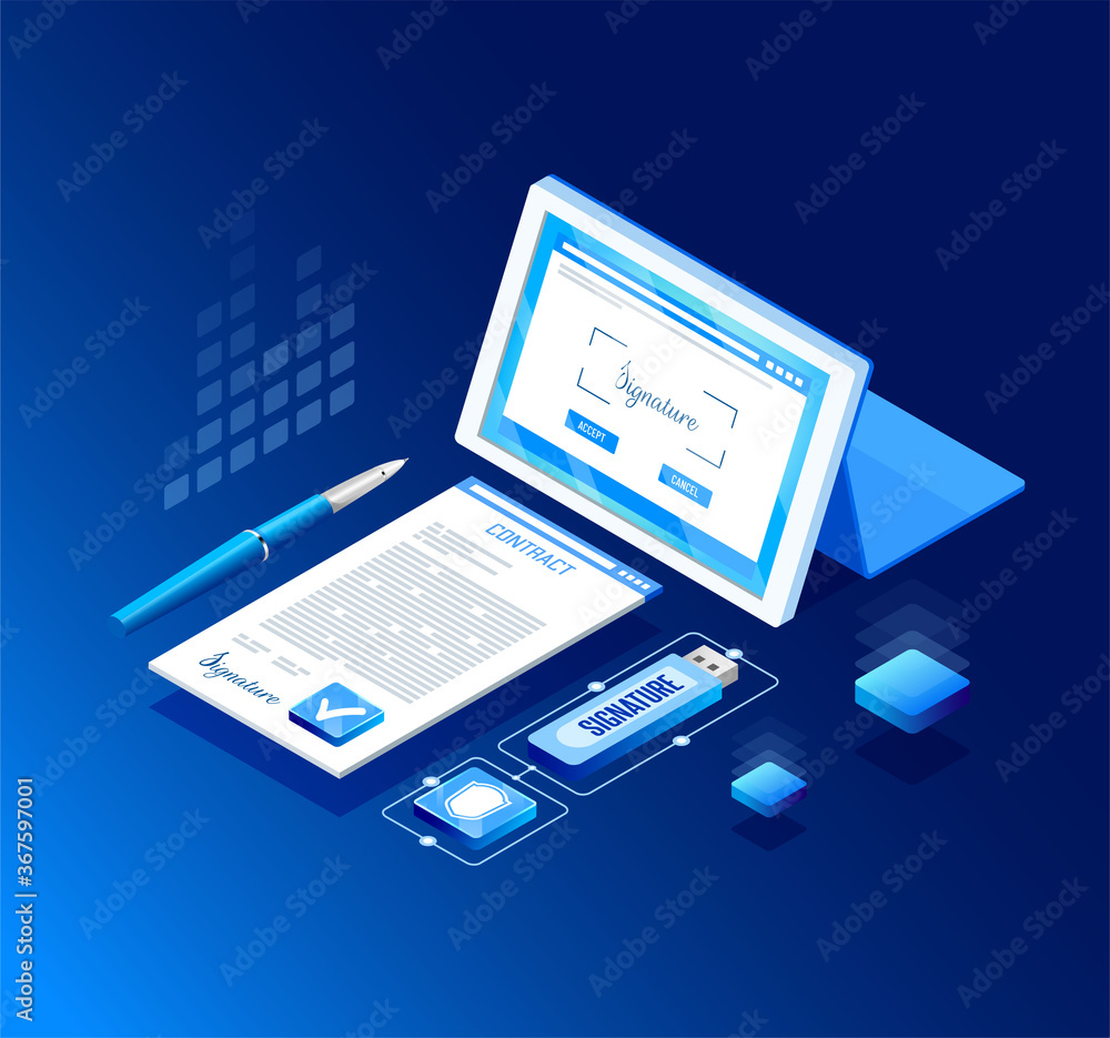 Isometric design. Vector illustration. Concept 3d, 2d graphics. Digital ...