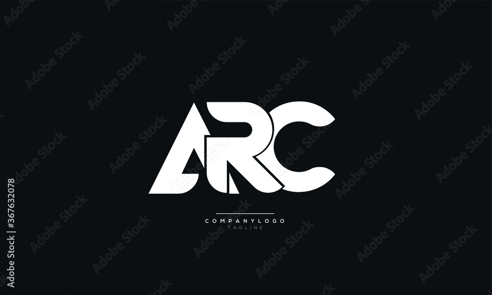 ARC Letter Business Logo Design Alphabet Icon Vector Symbol Stock ...