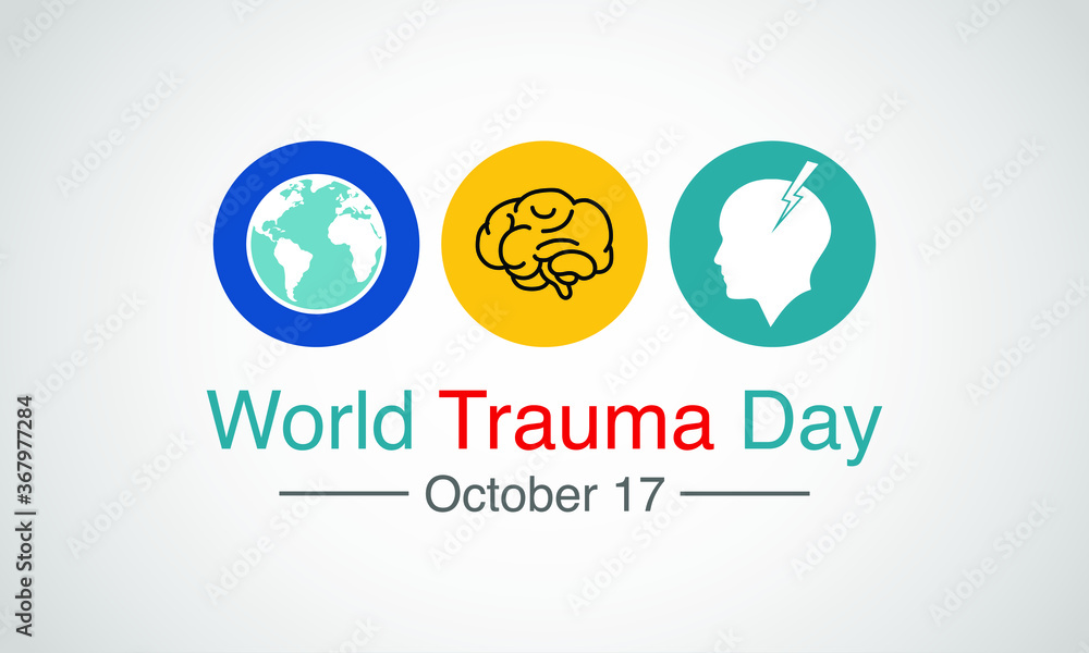 Vector de Stock Every year, 17th October is celebrated as World Trauma ... Vector de Stock Every year, 17th October is celebrated as World Trauma ...