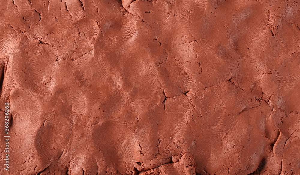 Red modelling clay, playdough surface, texture and background Stock ...