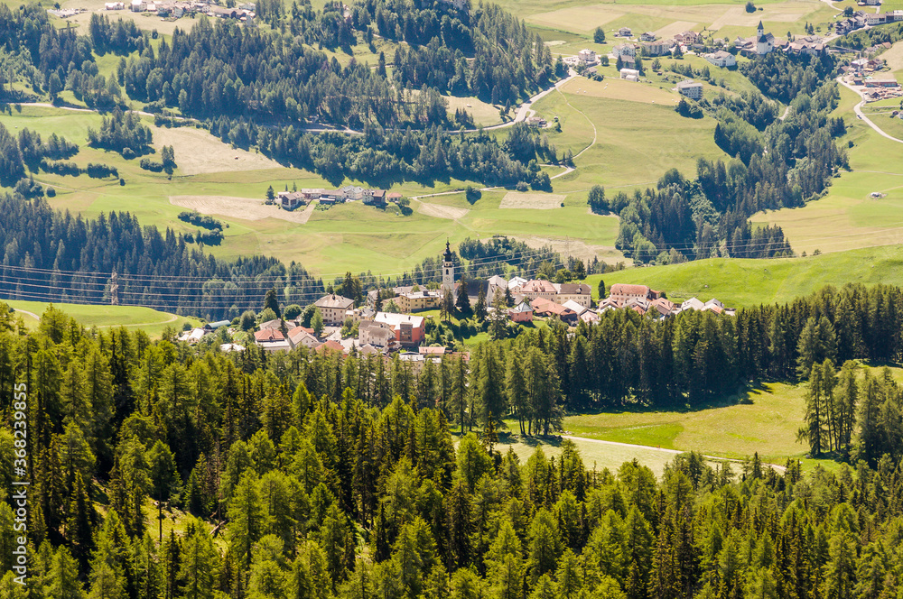 Ftan, Alp Laret, via Engiadina, Scuol, Motta Naluns, Bergwiesen ...