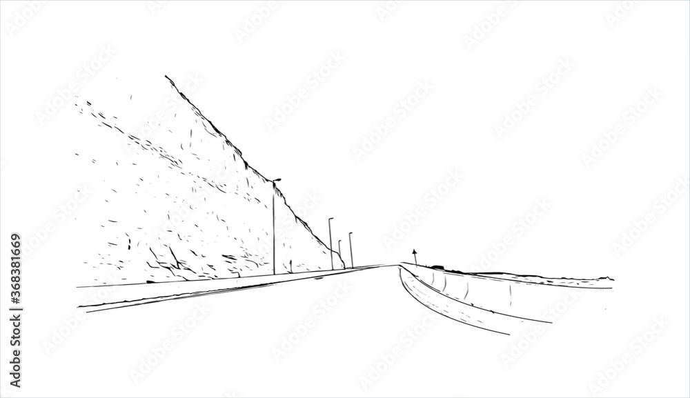 Building view with landmark of Al Ain, in the United Arab Emirates (UAE ...