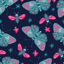 Butterflies Bugs Pattern Wallpaper Free Stock Photo - Public Domain ...