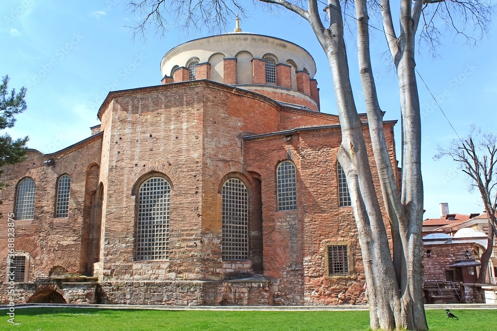 Saint Irina church placed in the territory of Topkapi palace, Istanbul ...