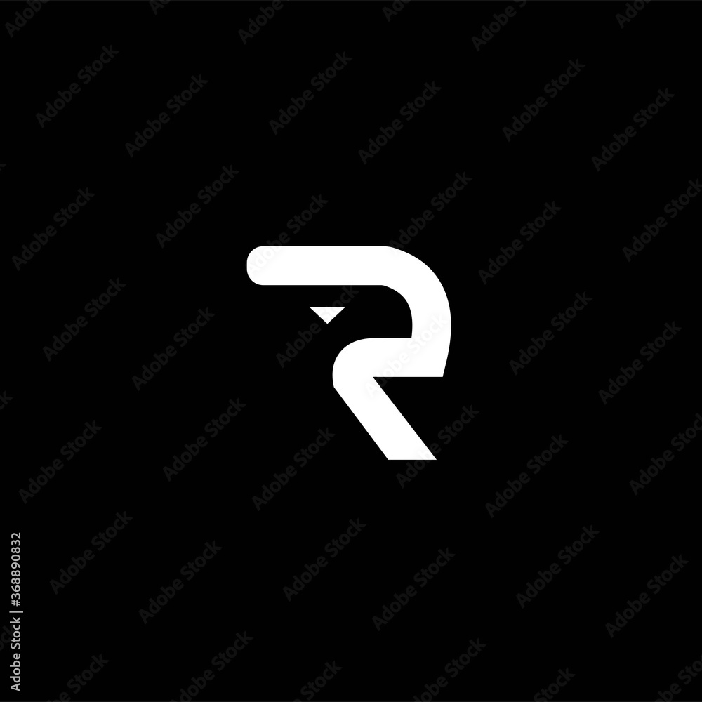 Initial Letter R Eagle Logo Vector, eagle letter R logo design vector ...