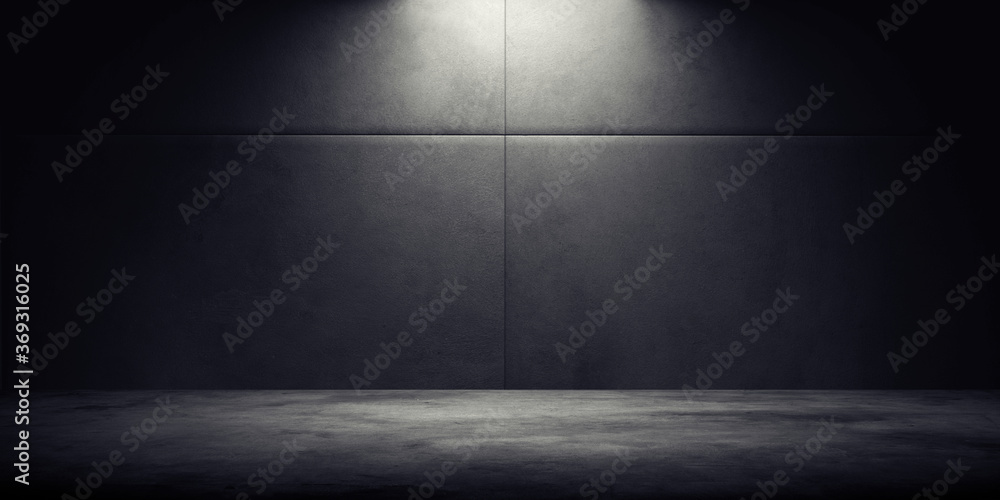 Dark room with light background. Stock Photo | Adobe Stock