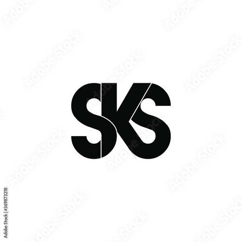 sks letter original monogram logo design Stock Vector | Adobe Stock