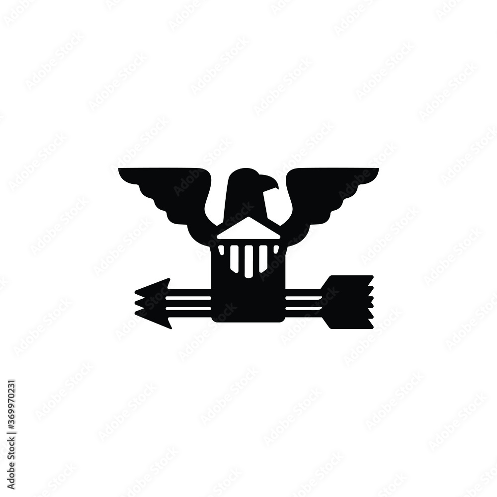 Colonel military rank icon vector Stock Vector | Adobe Stock