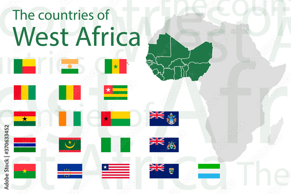 Flags Of West African Countries