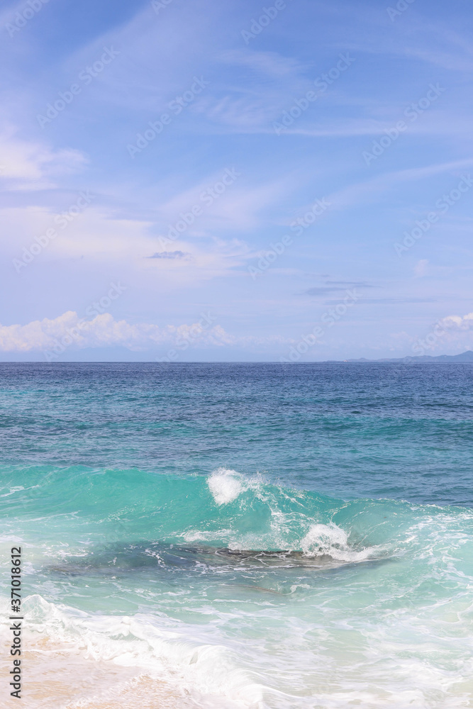 Suwehan beach on Nusa Penida Island, Bali, Indonesia. Amazing view ...