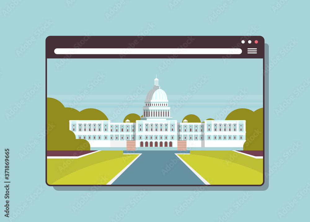 White House Washington DC american digital government building web ...