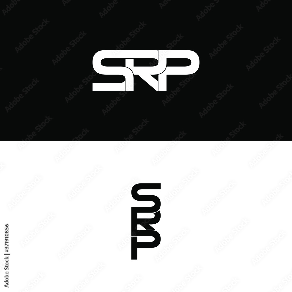 srp letter original monogram logo design set Stock Vector | Adobe Stock