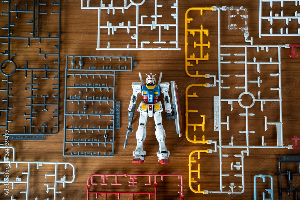 Bangkok, Thailand - May 31, 2020 : Gunpla, the plastic model kits from ...