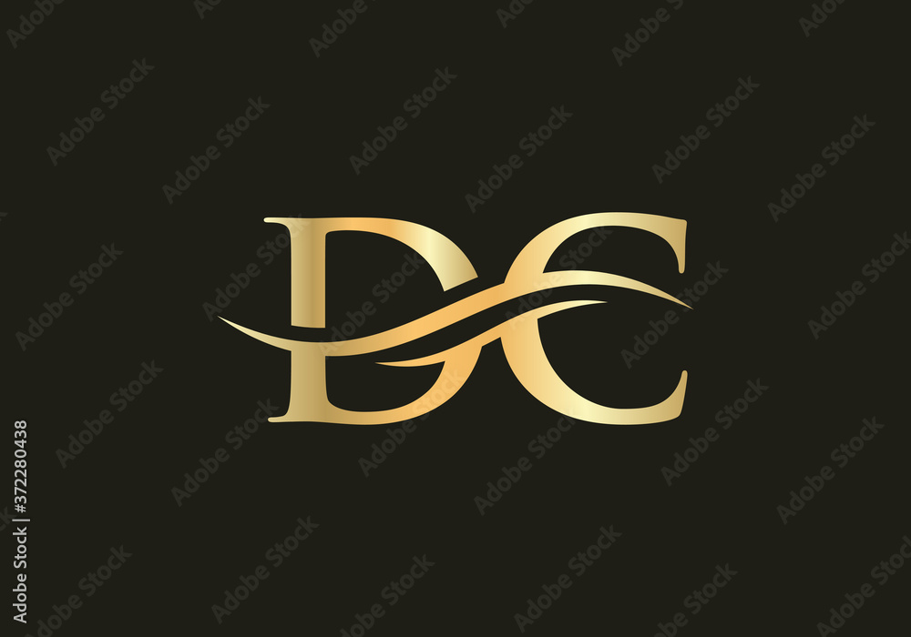 Creative Letter DC Logo Vector Template. DC Letter Linked Logo for ...