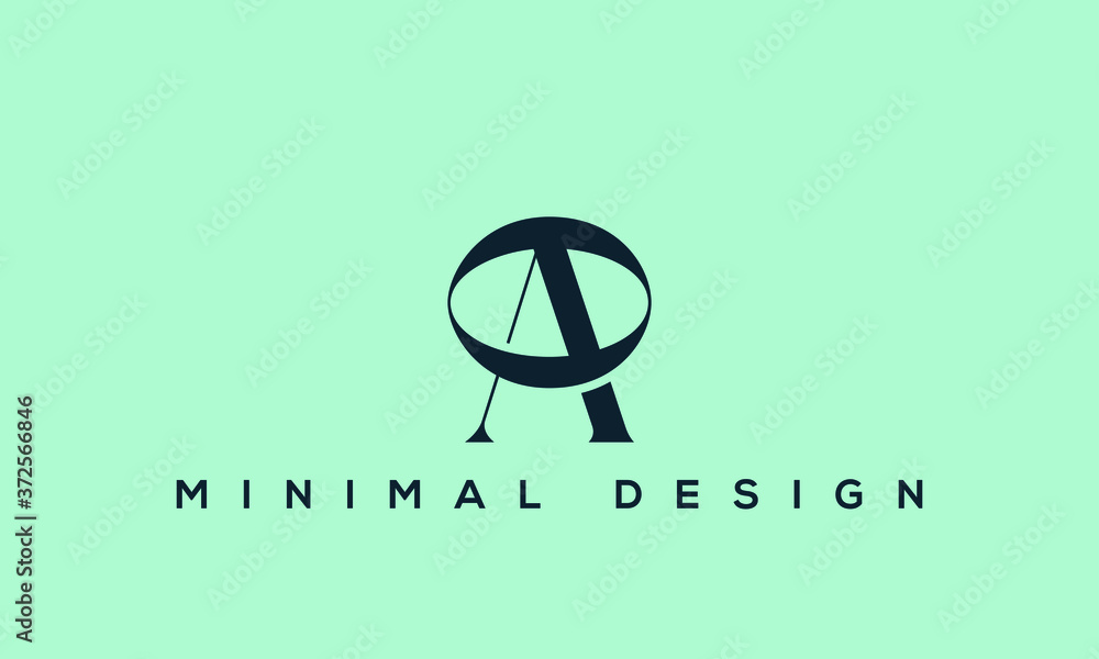 AO letter logo alphabet monogram icon symbol Stock Vector | Adobe Stock