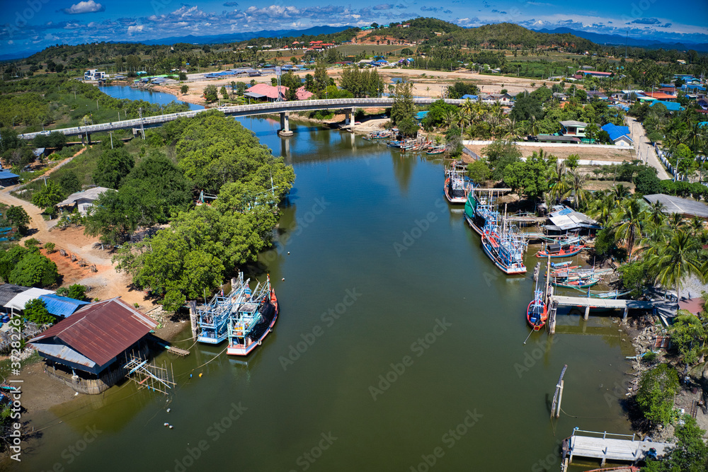 Photo Stock This unique photo shows the beautiful landscape of Pak Nam ...