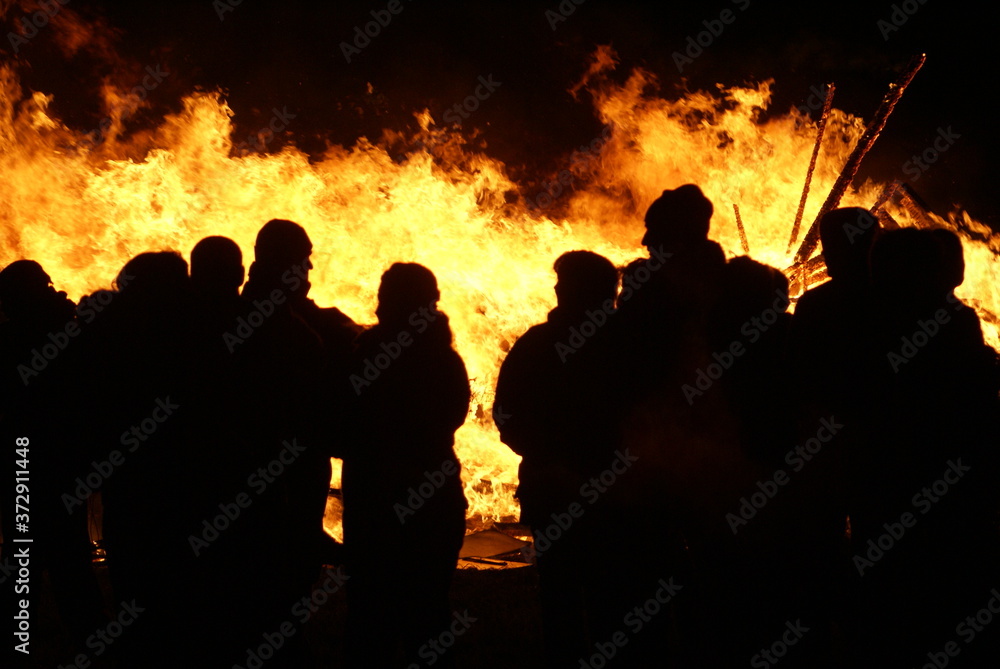 Stock-Foto „Guy Fawkes Night, Bonfire Night and Fireworks Night, 5th ...