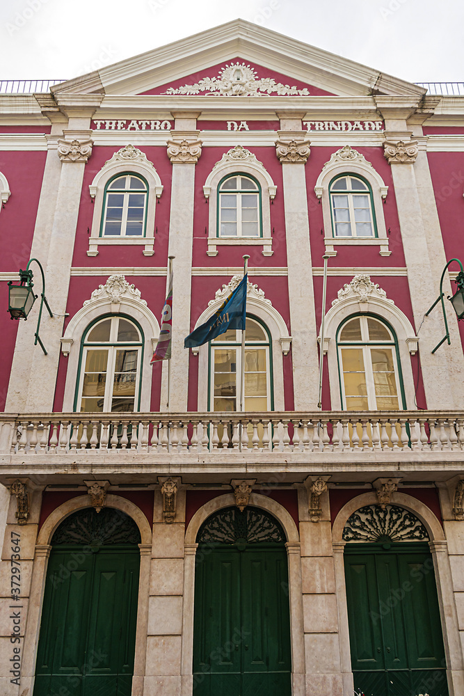 Teatro da Trindade, a performing arts theatre. The theater opened in ...