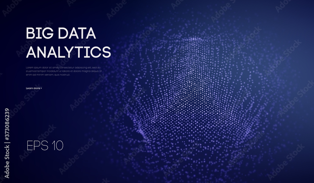 Business inteligence technology background. Binary code algorithms deep ...