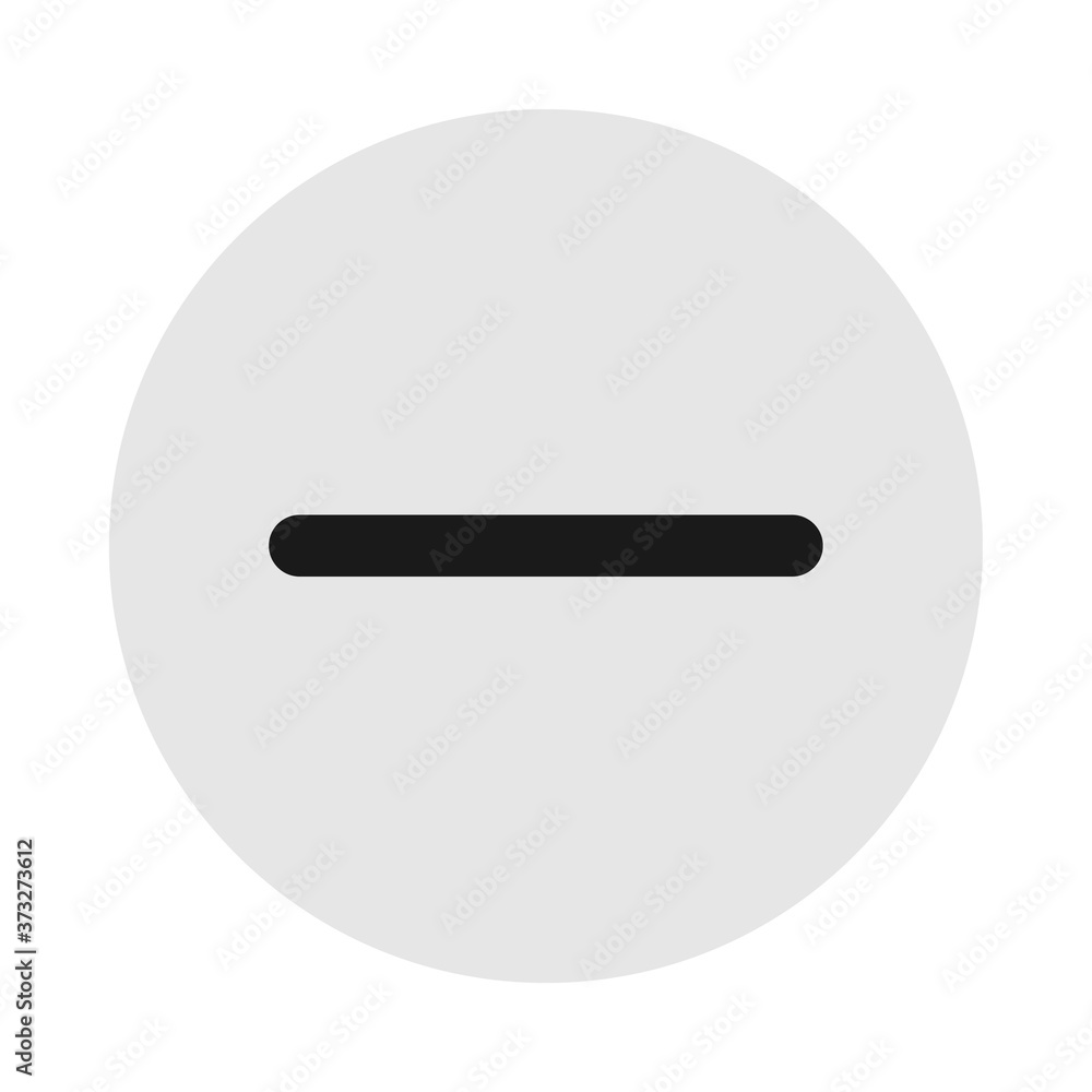 Ilustración de Stock Resta. Signo o icono. Operación aritmética ...