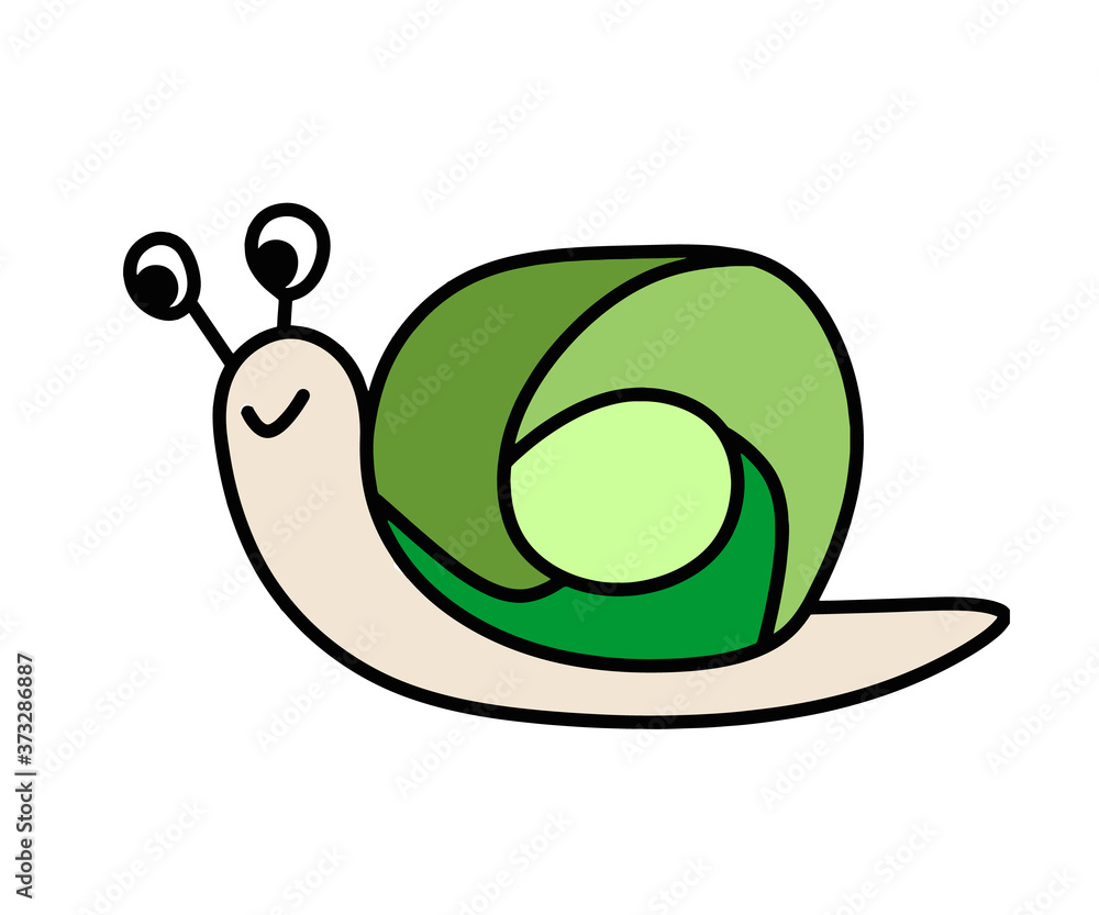 Letter S uppercase cute children colorful zoo and animals ABC alphabet ...