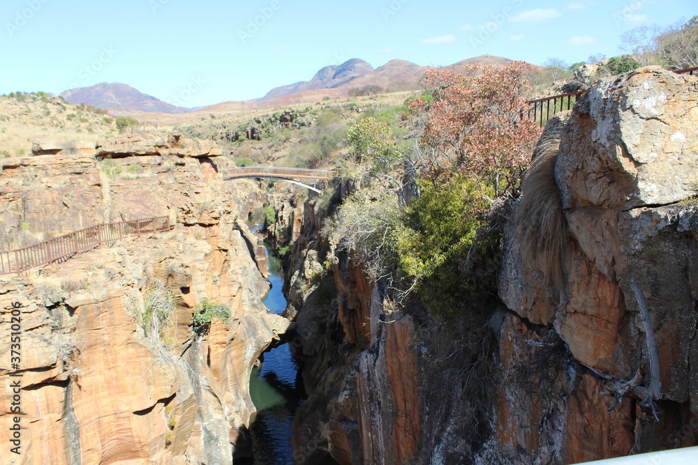 Graskop, South Africa. Nice waterfall in a paradisiac place in South ...
