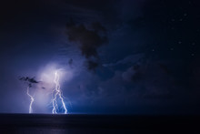 Multiple Lightning Bolts Free Stock Photo - Public Domain Pictures